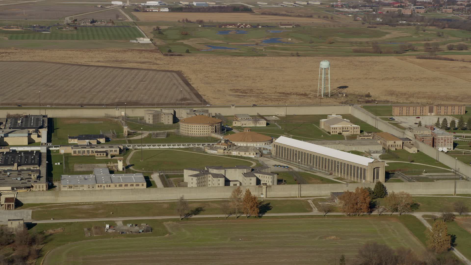 Stateville Correctional Center, Illinois Aerial Stock Footage - 17 ...