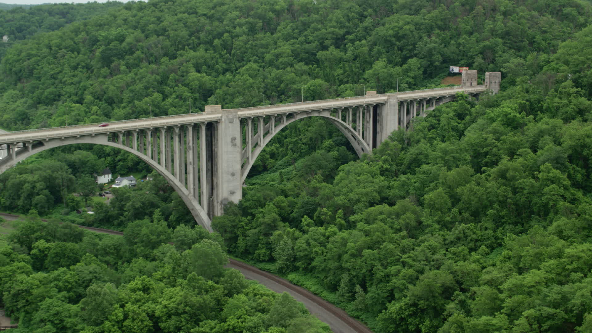 George Westinghouse Bridge Aerial Stock Footage and Photos - 4 Results ...