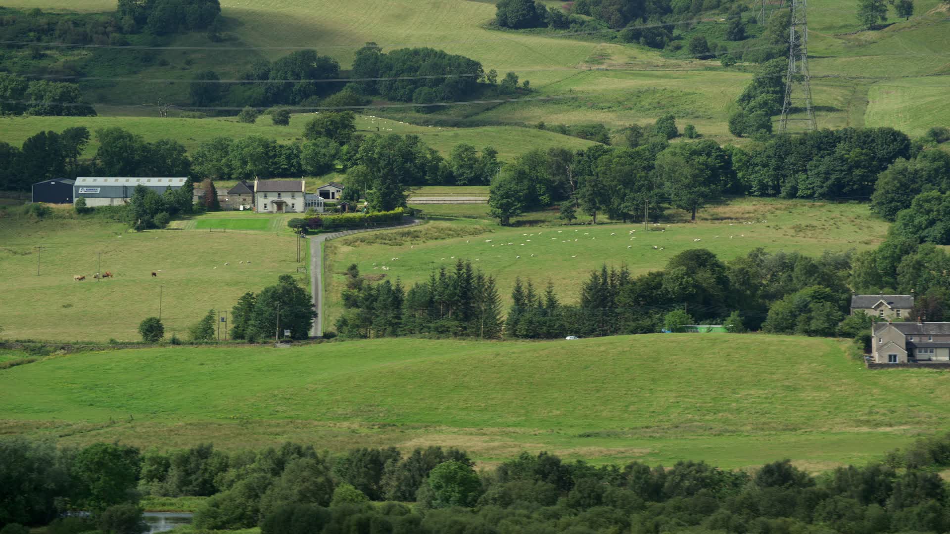 Cumbernauld, Scotland Aerial Stock Photos - 2 Photos | Axiom Images