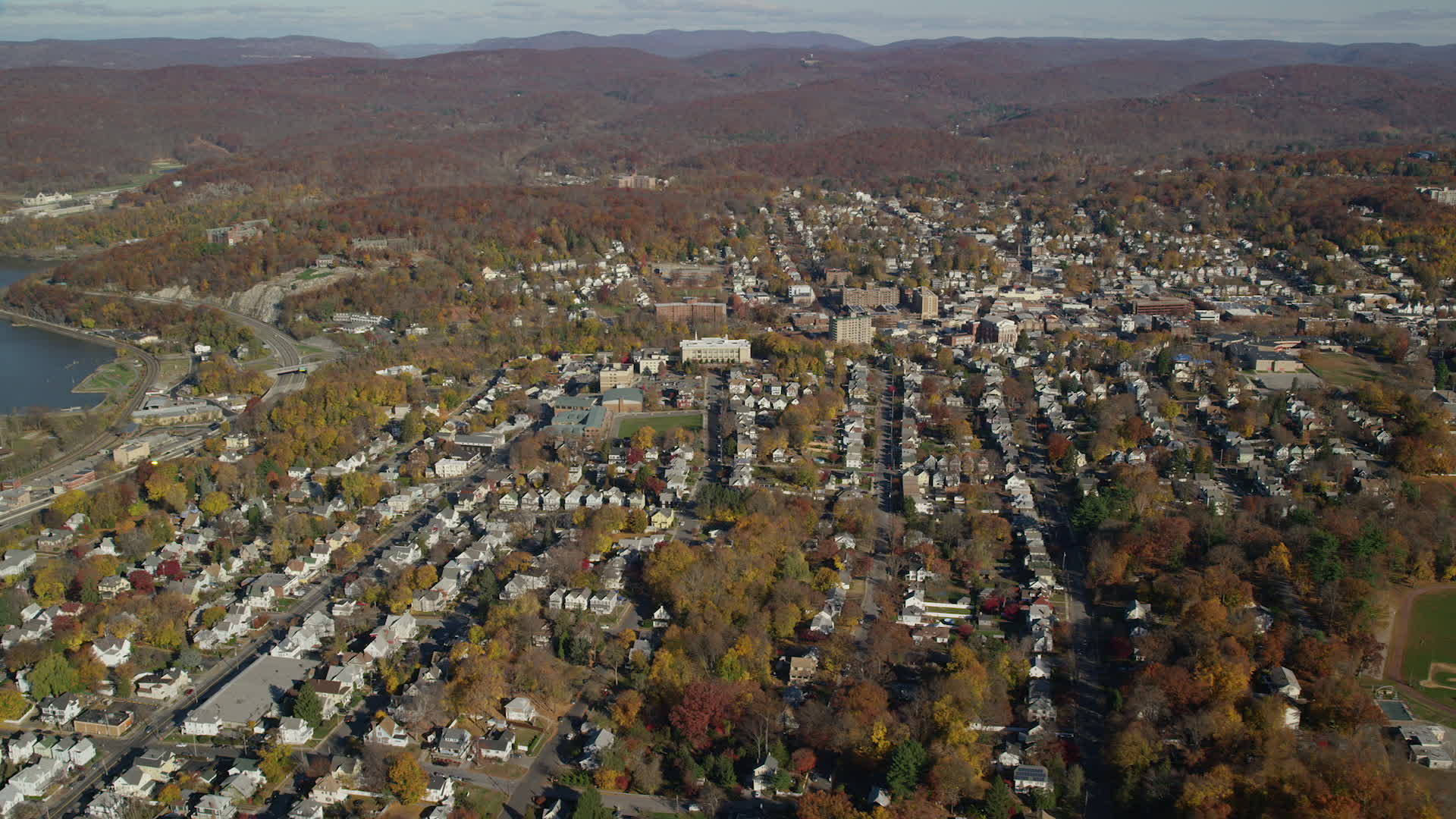 Peekskill, New York Aerial Stock Photos - 1 Photo | Axiom Images