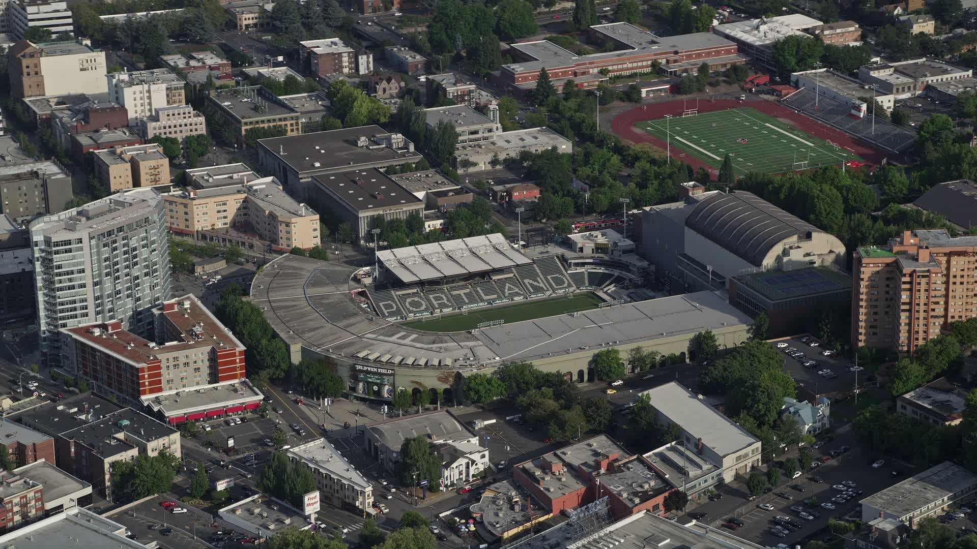 Jeld-Wen Field, Portland Aerial Stock Photos - 1 Photo | Axiom Images